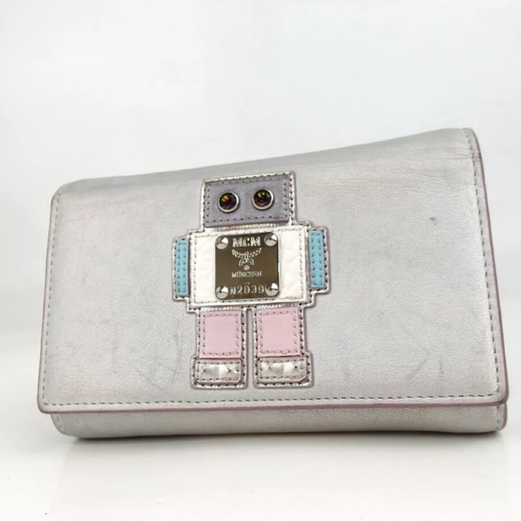 MCM | Bags | Mcm Rare Robot Trifold Wallet Euc | Poshmark